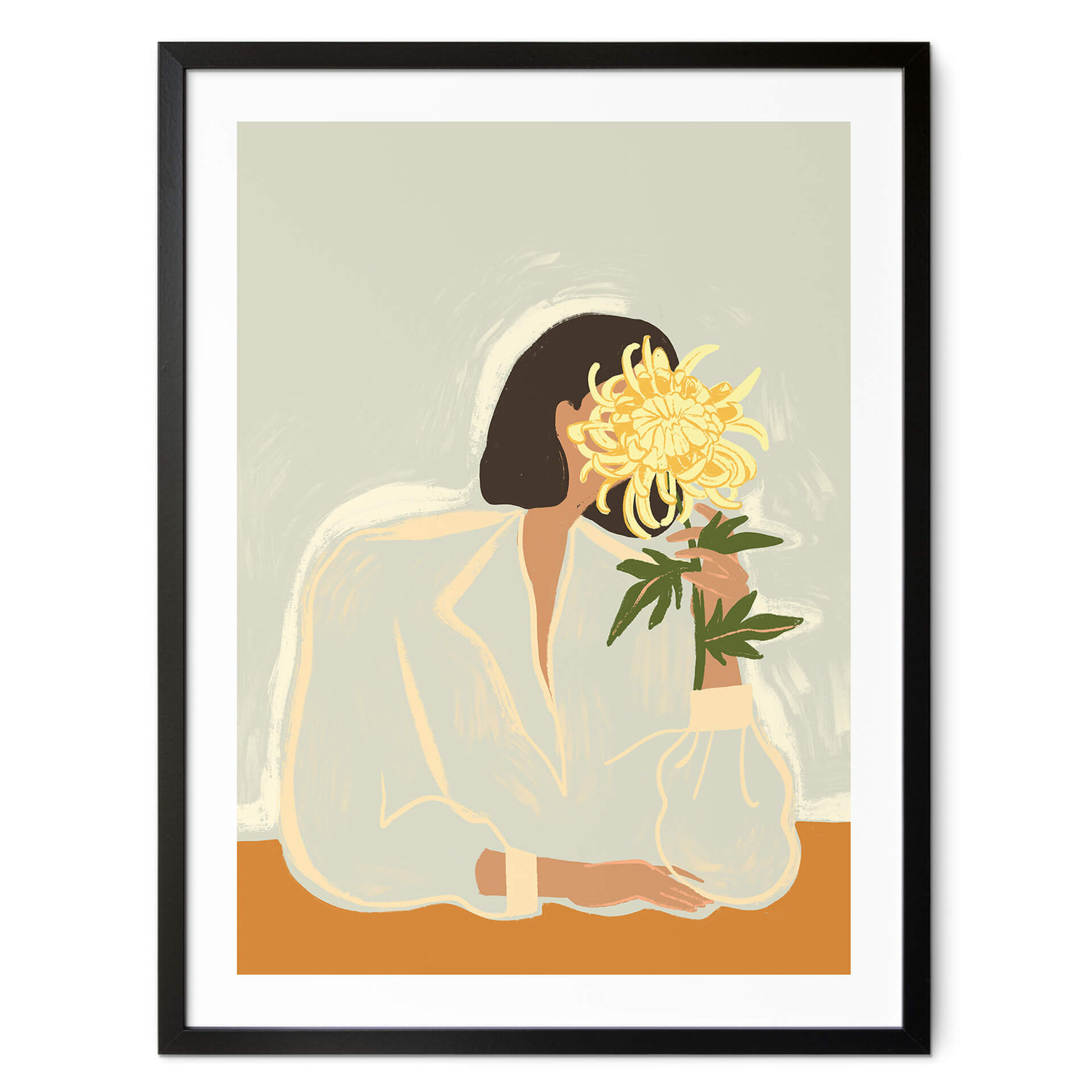 Plakat Arty Guava - Smelling Flowers | wall-art.dk