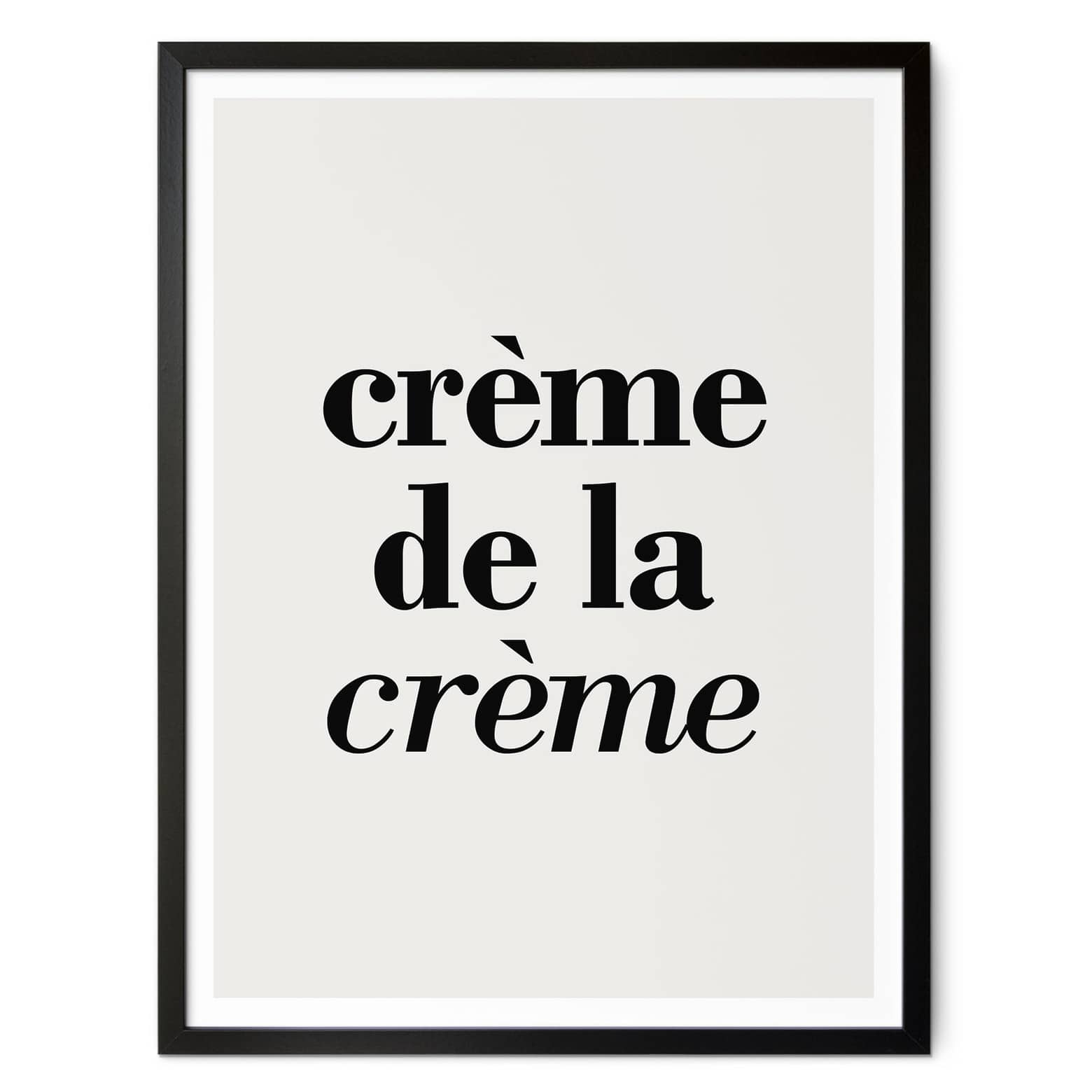 Poster Crème de la crème | wall-art.it