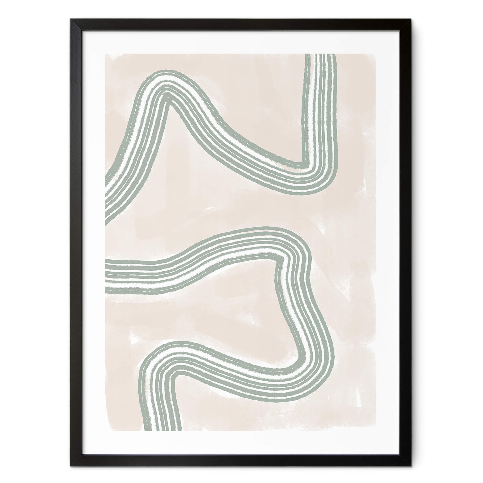 Poster Kunstdruck - Abstracto Twist - uplusmestudio | wall-art.de