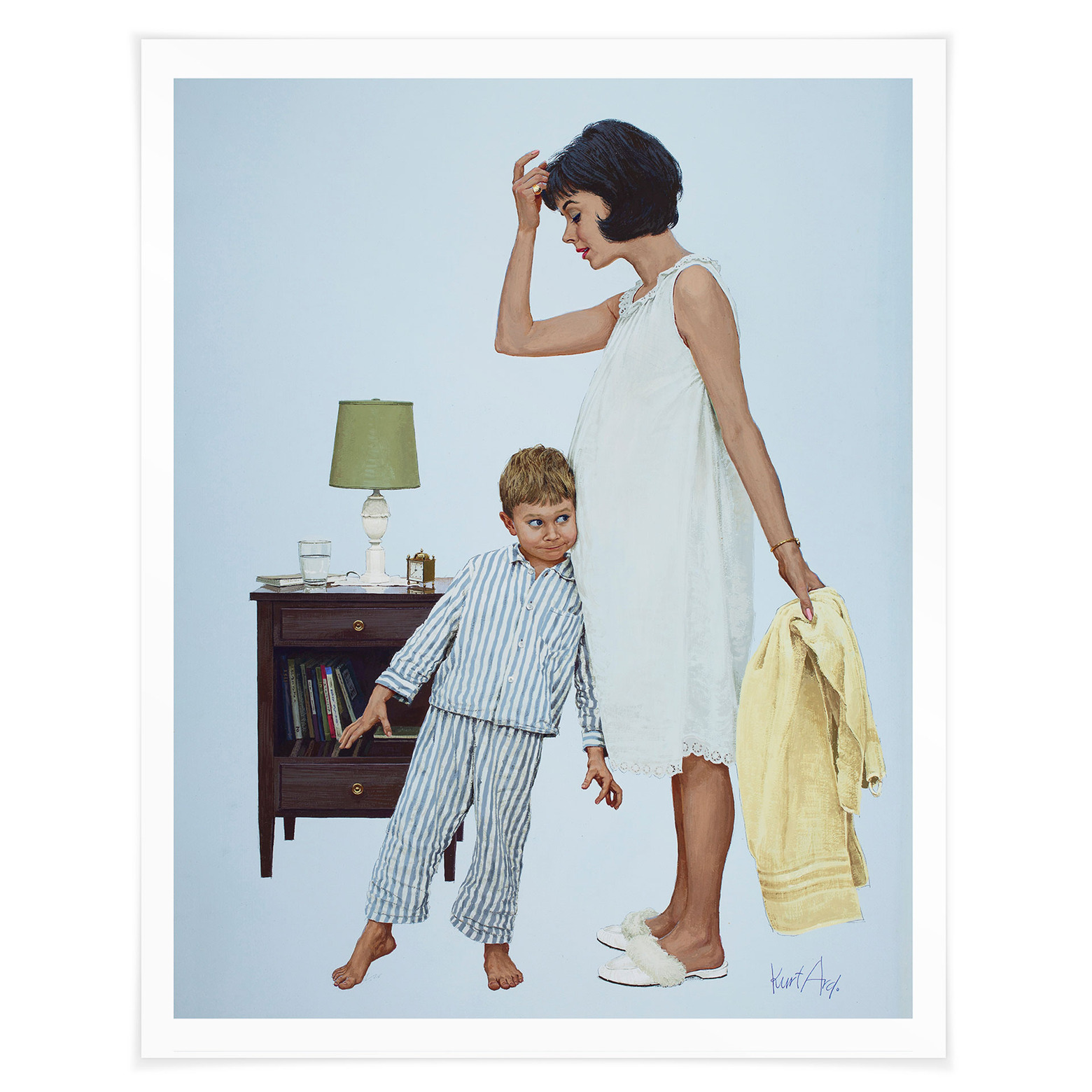 Poster Doppelter Herzschlag (1964) - Kurt Ard | wall-art.de