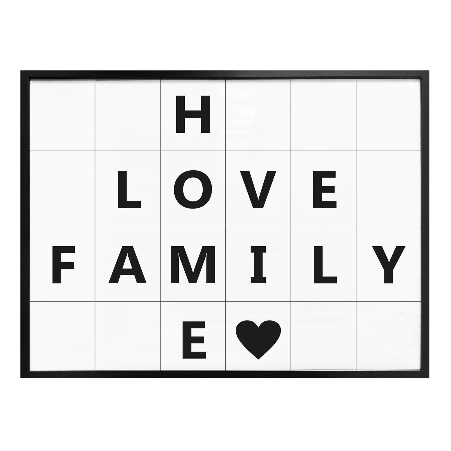 Poster Home Love Family | wall-art.nl