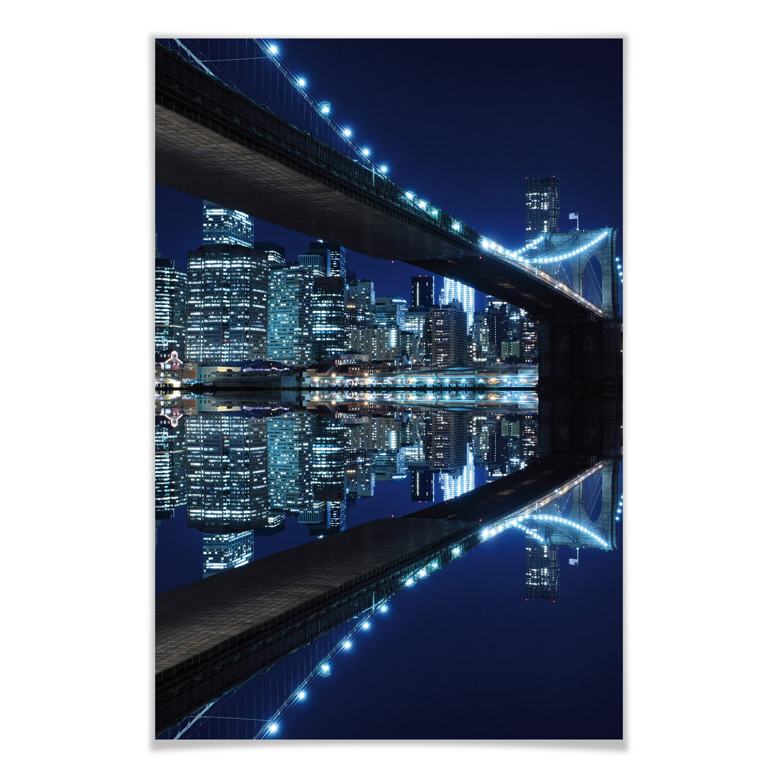 Poster Brooklyn Bridge | wall-art.nl