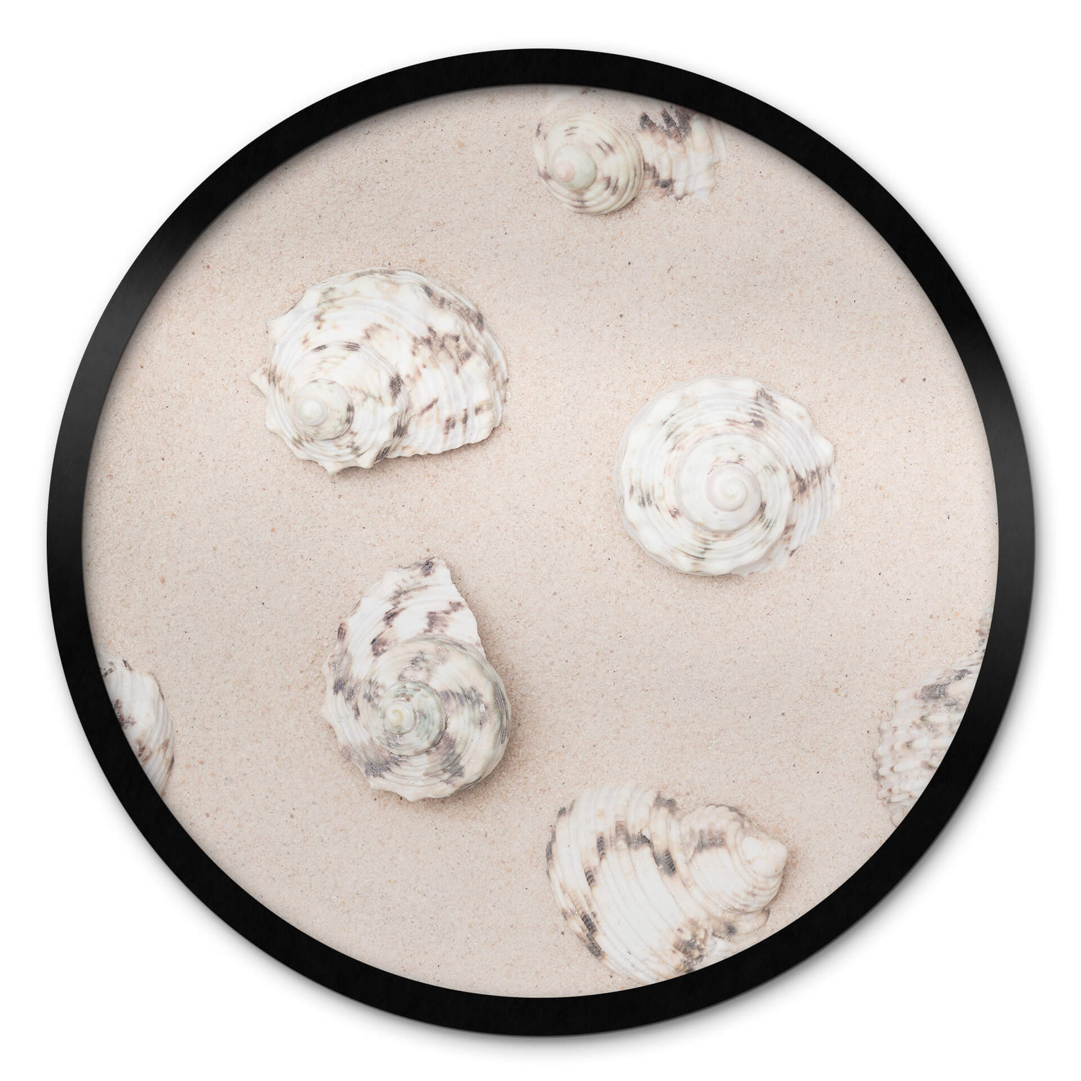 Ronde Poster - Strand | wall-art.nl