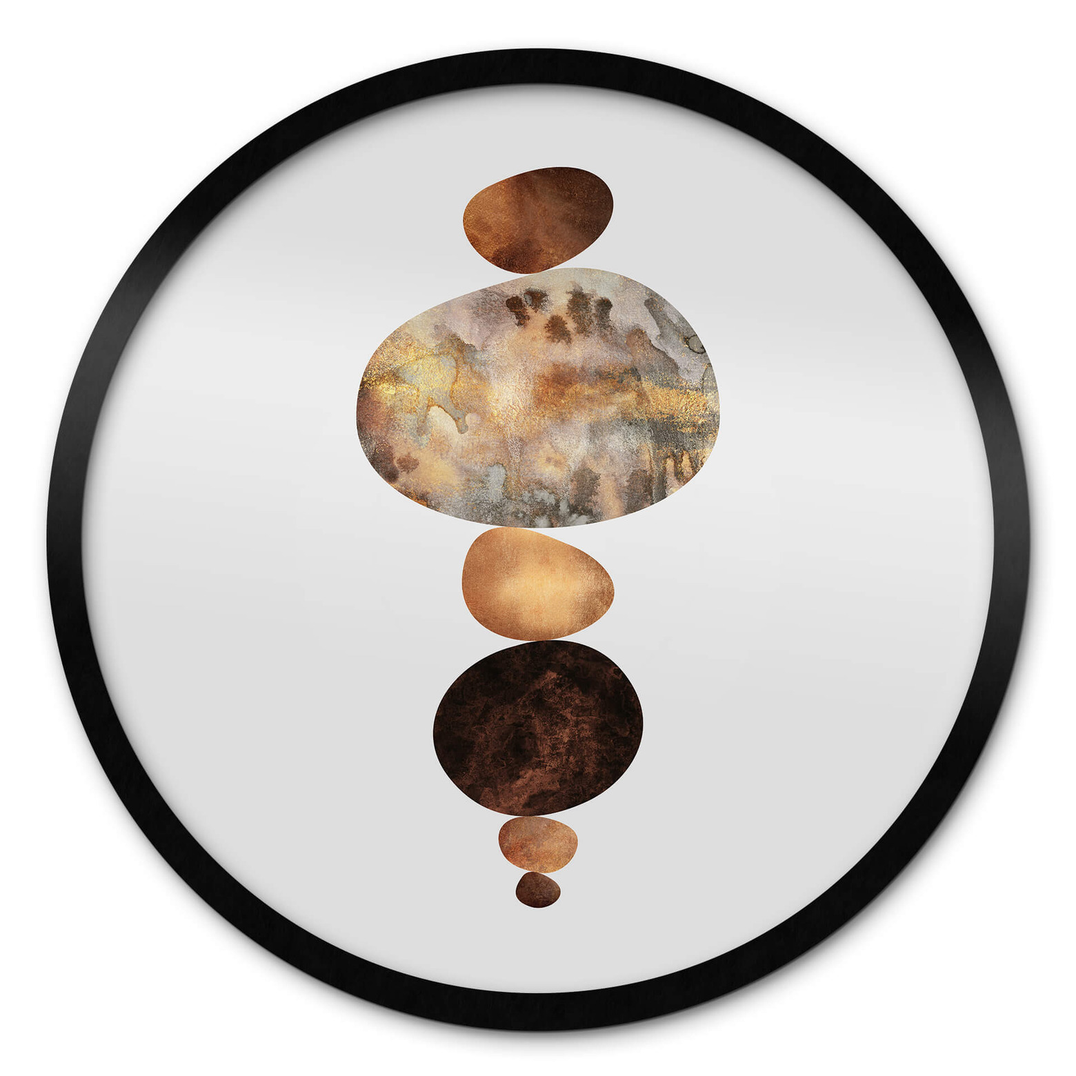 Poster Fredriksson - Balance - Rund | wall-art.de