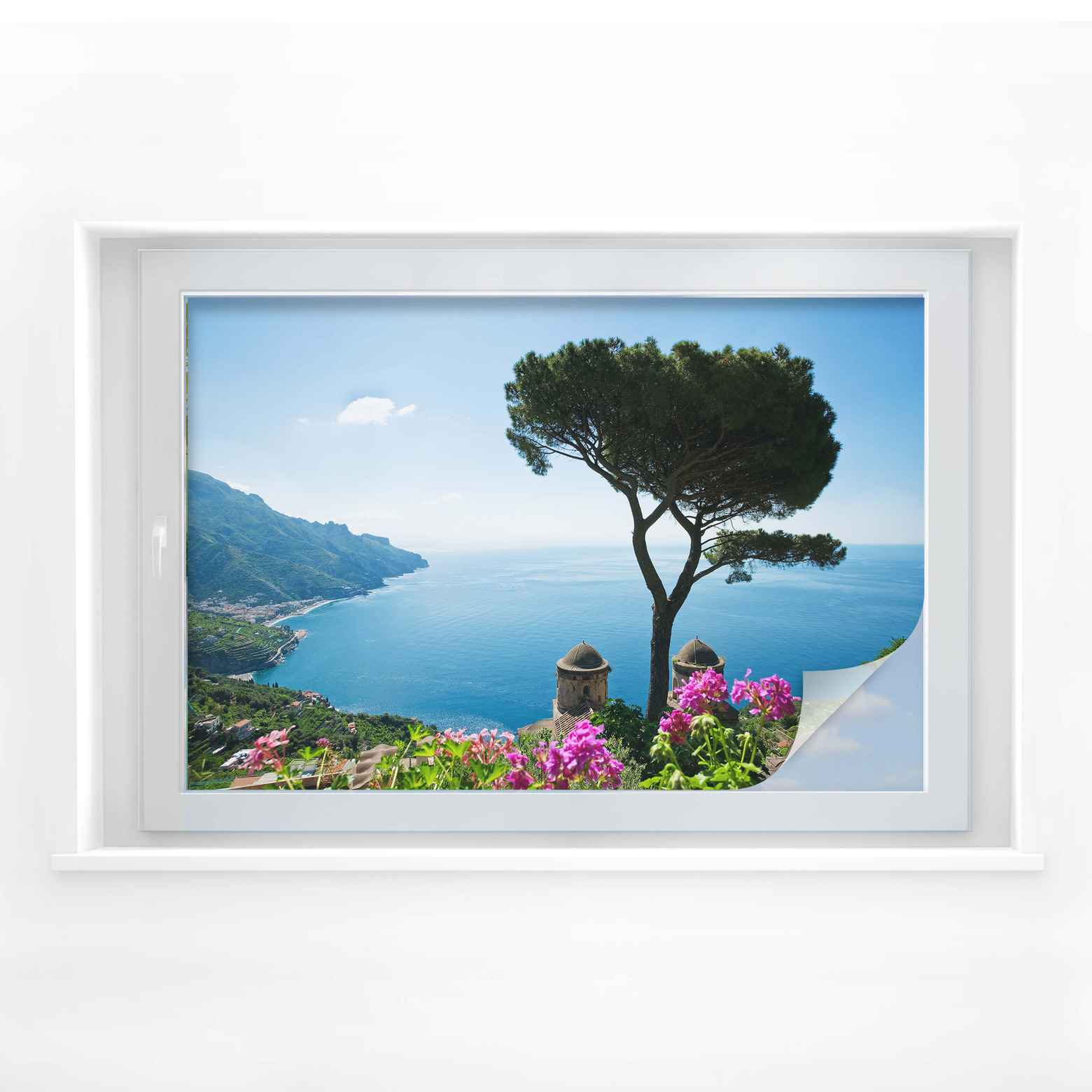 Window foil The Amalfi Coast | wall-art.com