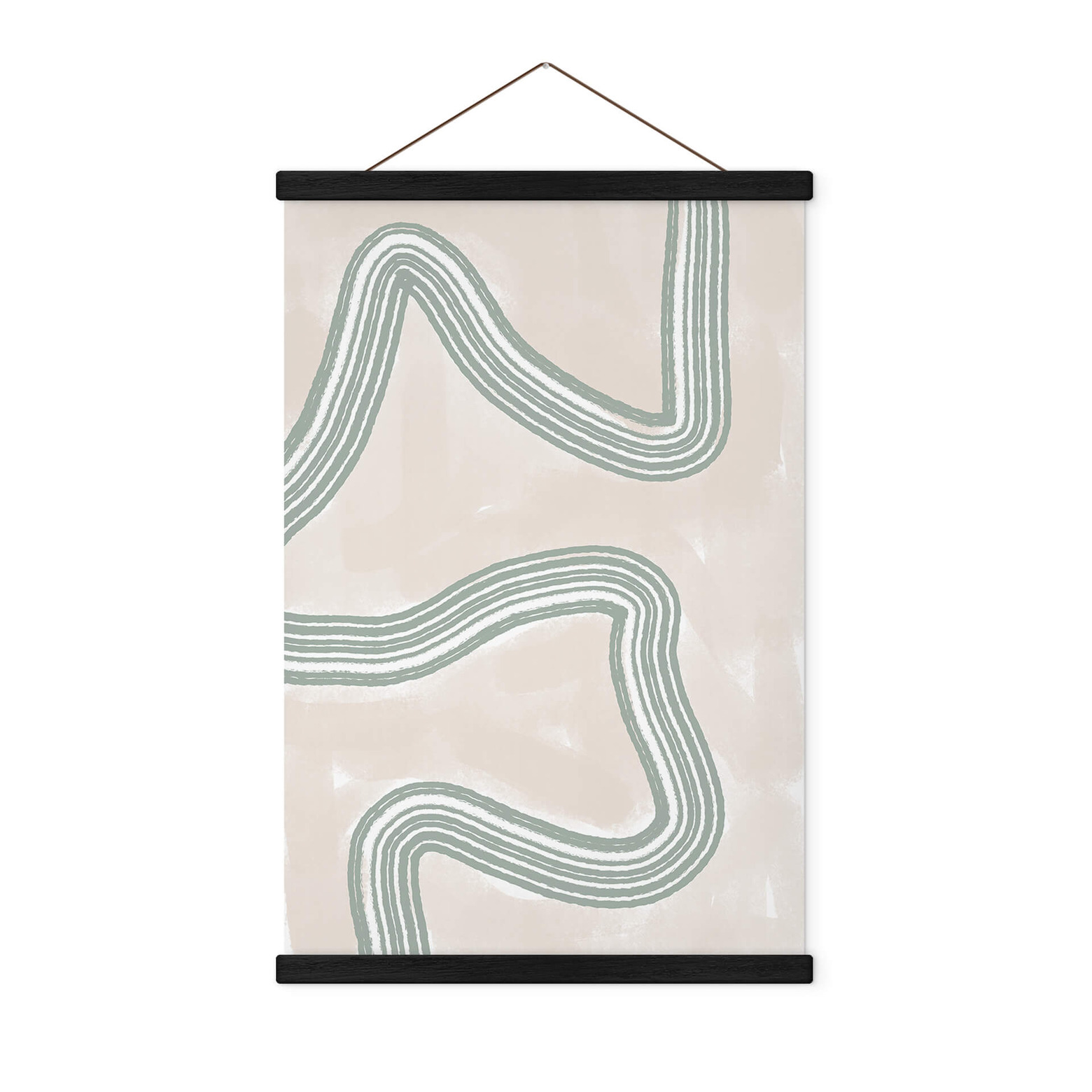 Affiche textile uplusmestudio - Abstracto Twist | wall-art.fr