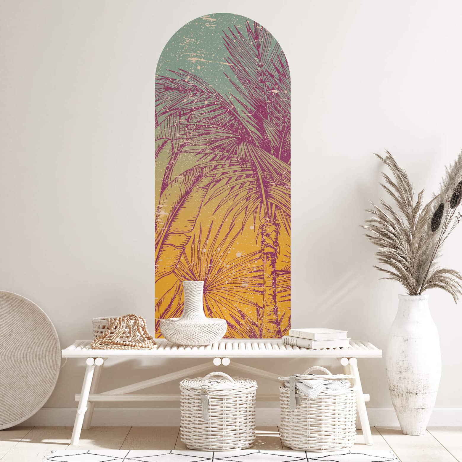 Wall Sticker Palm Tree Arch | wall-art.dk