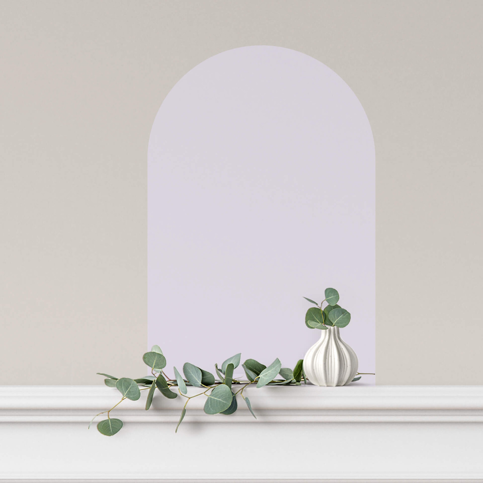 Wandtattoo Rundbogen breit - Pastell-Flieder | wall-art.de