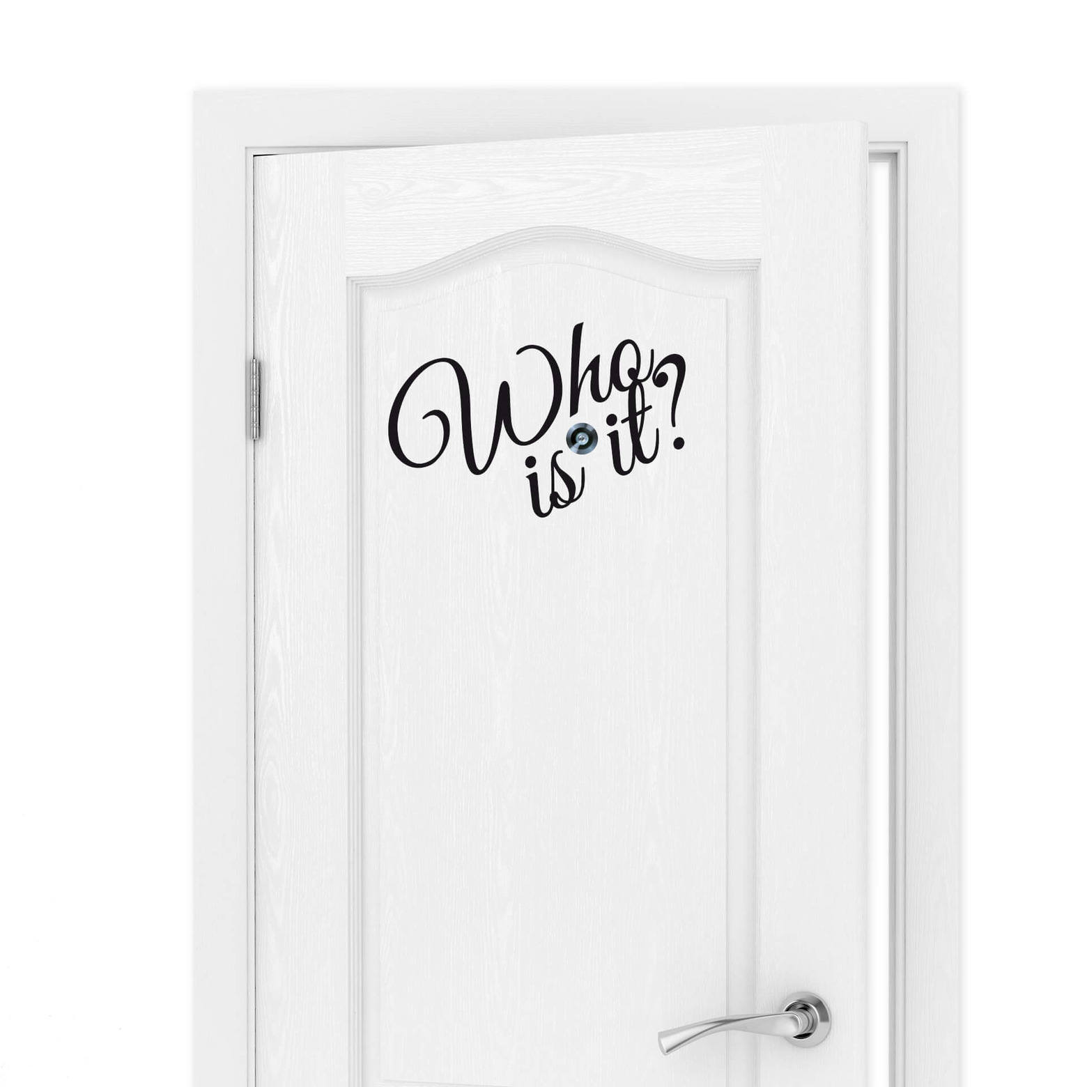 Peephole Sticker - Who is it? | wall-art.com