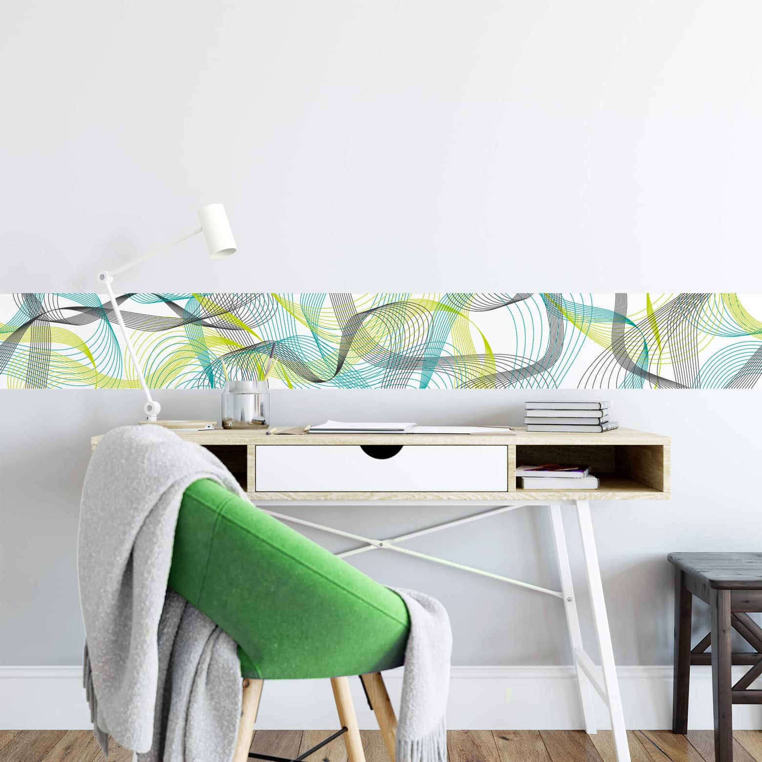 Border Fantasy Pattern Wall Sticker | wall-art.com