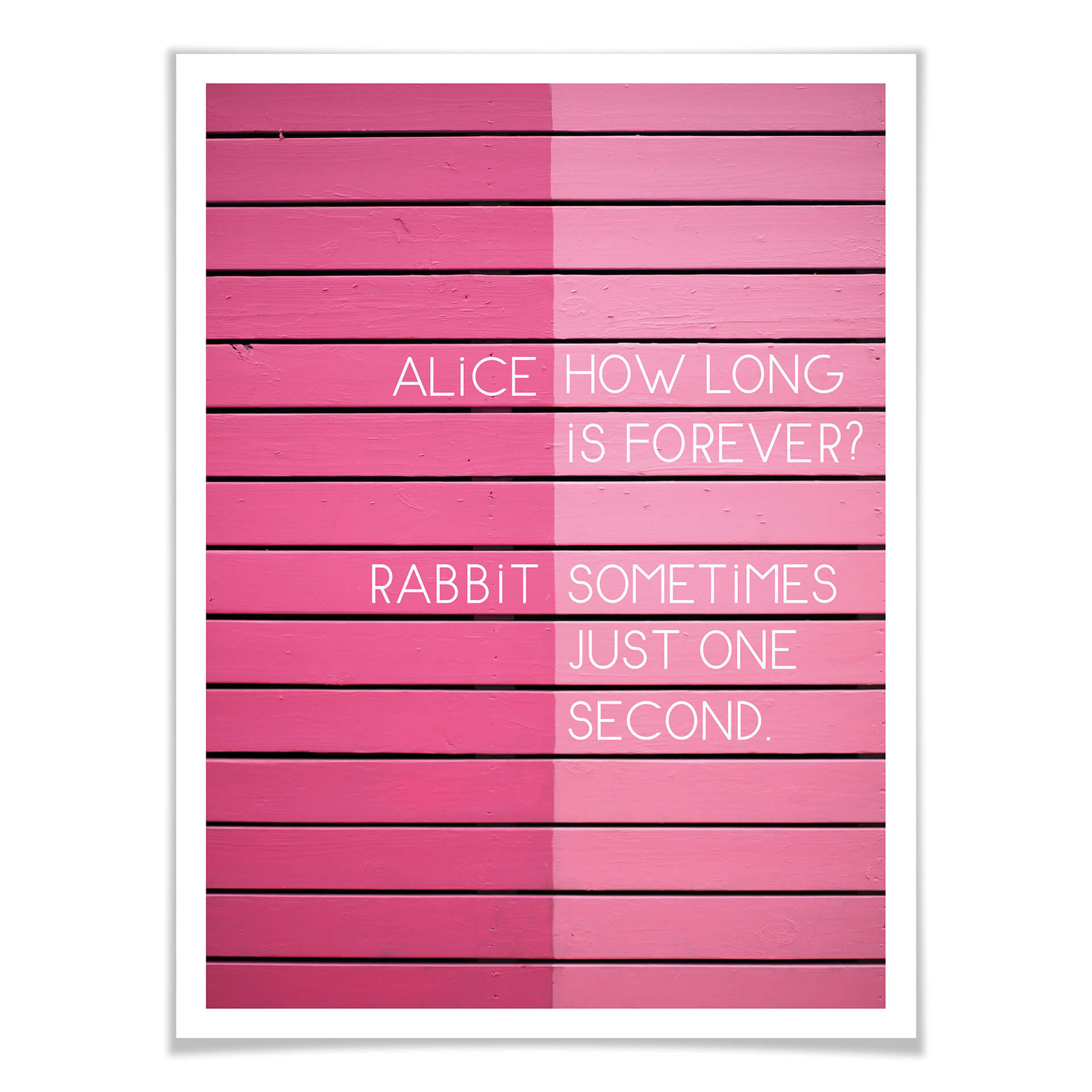 Poster How long is forever | wall-art.de