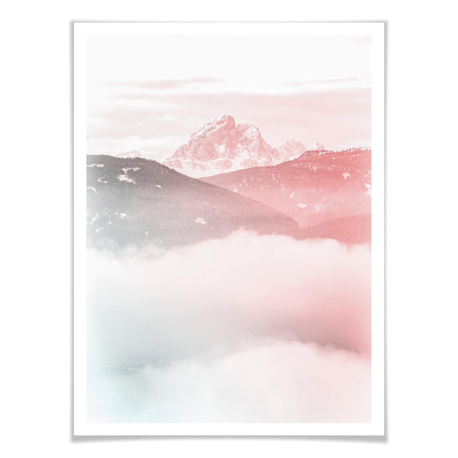 Poster Pink Fog | wall-art.de