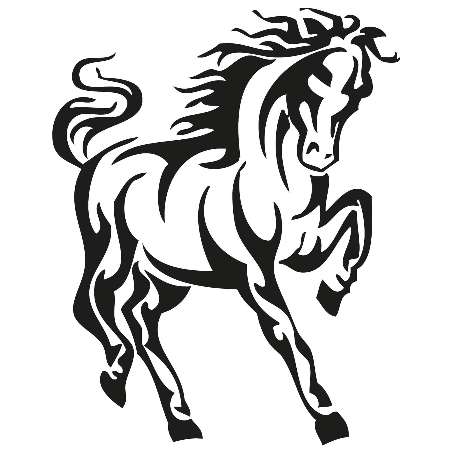 Stolt hingst | wall-art.dk