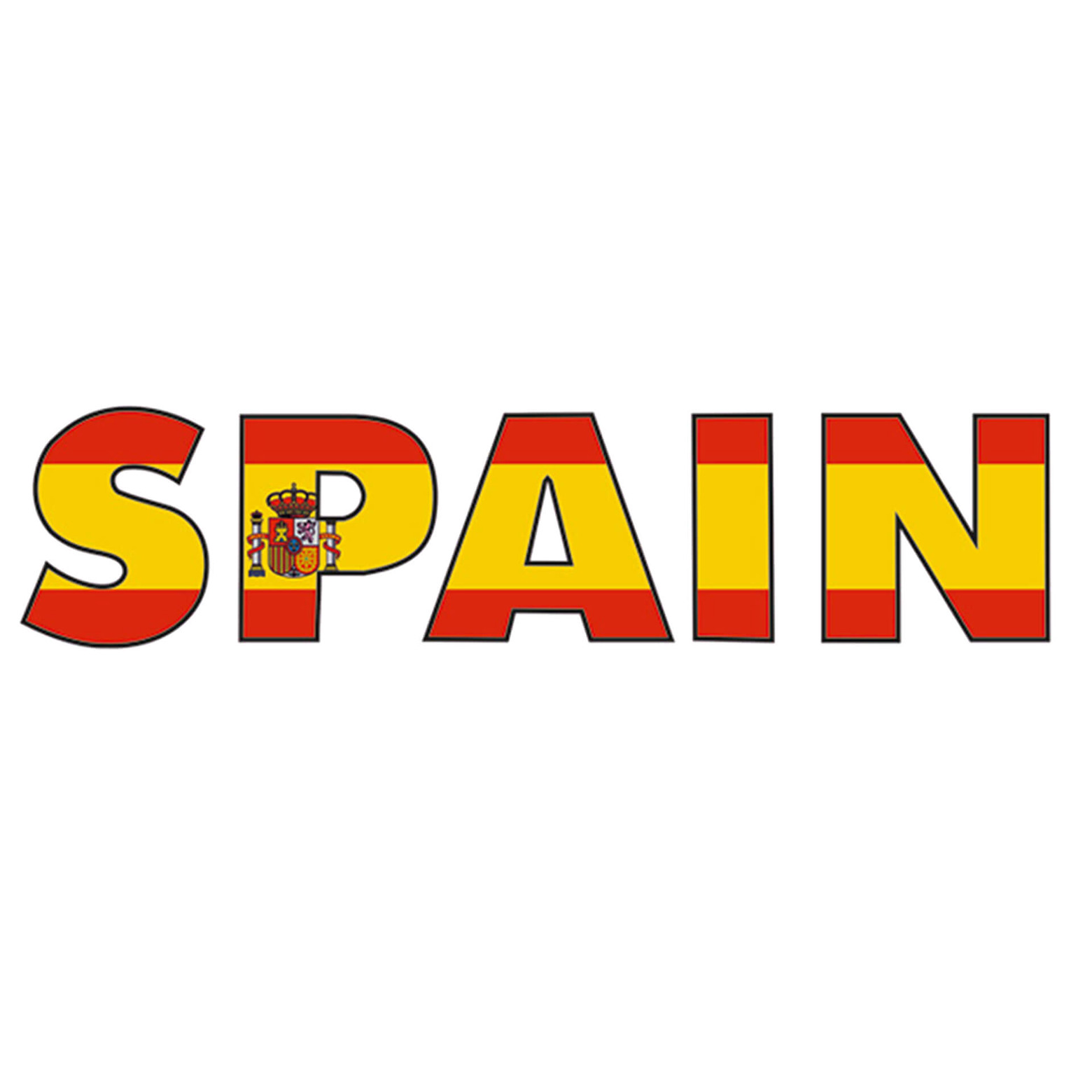 Wandtattoo Spanien - der Spain Schriftzug als Wandtattoo | wall-art.de