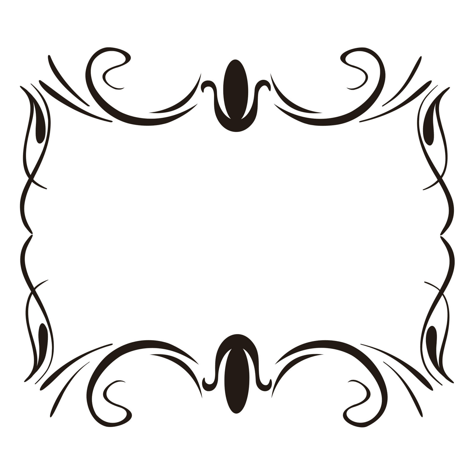 Wandtattoo Rahmen 6 - das Wandtattoo mit elegantem Bilderrahmen | wall ...