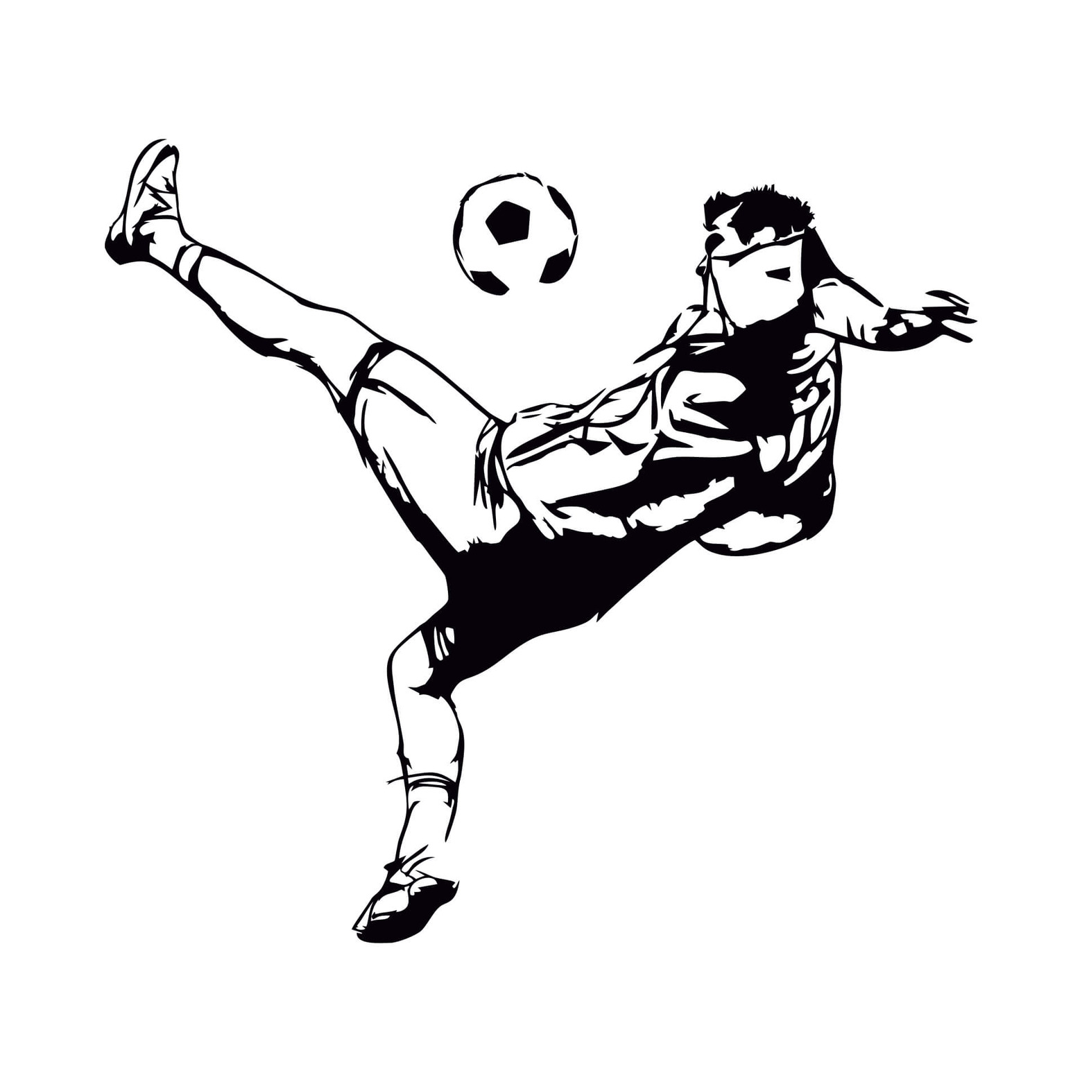 Kicker 1 - Wall Sticker | wall-art.com