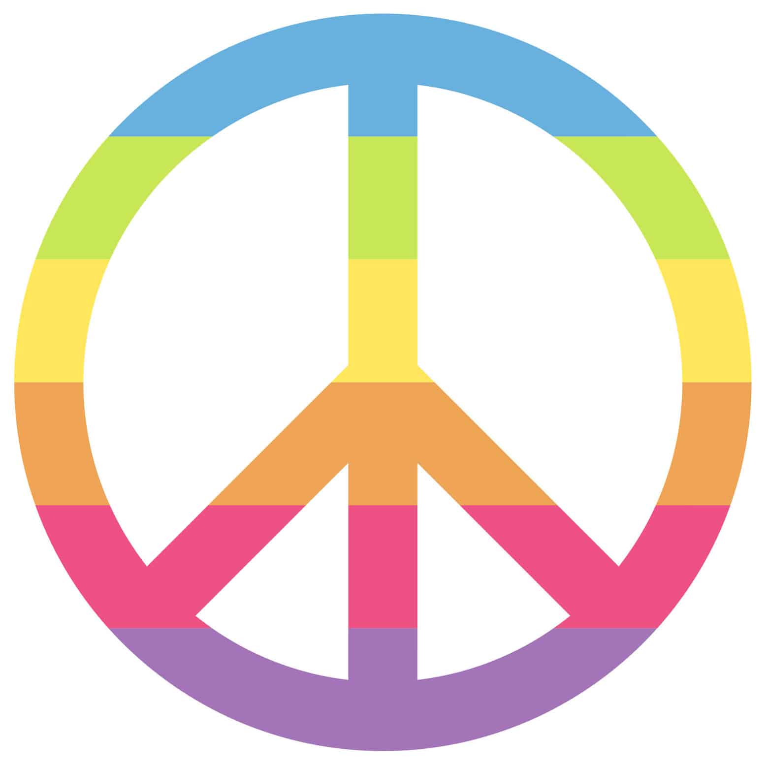 Muursticker Emoji Peace | wall-art.nl
