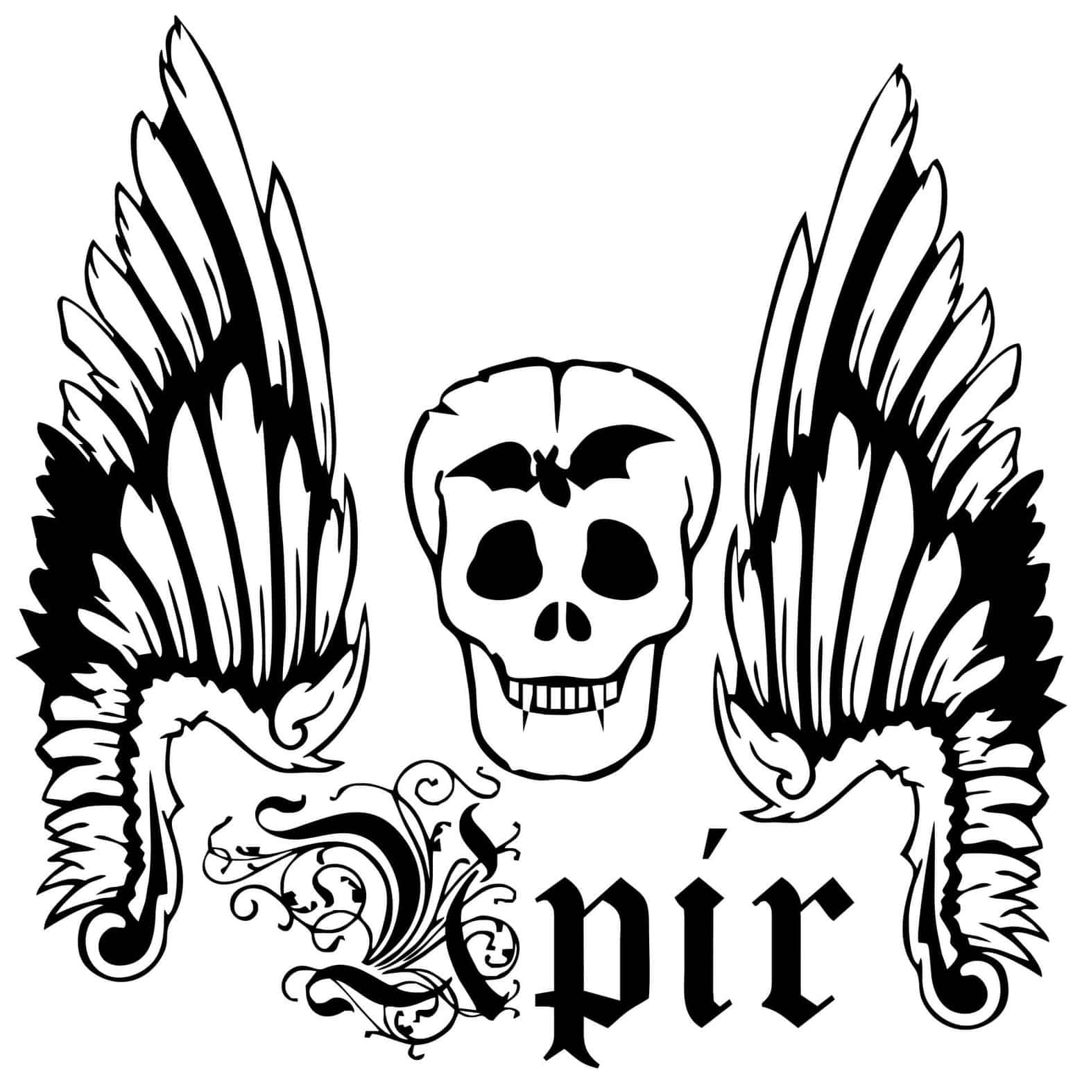 Wandtattoo Upir - das Wandtattoo mit gruseligem Vampir | wall-art.de