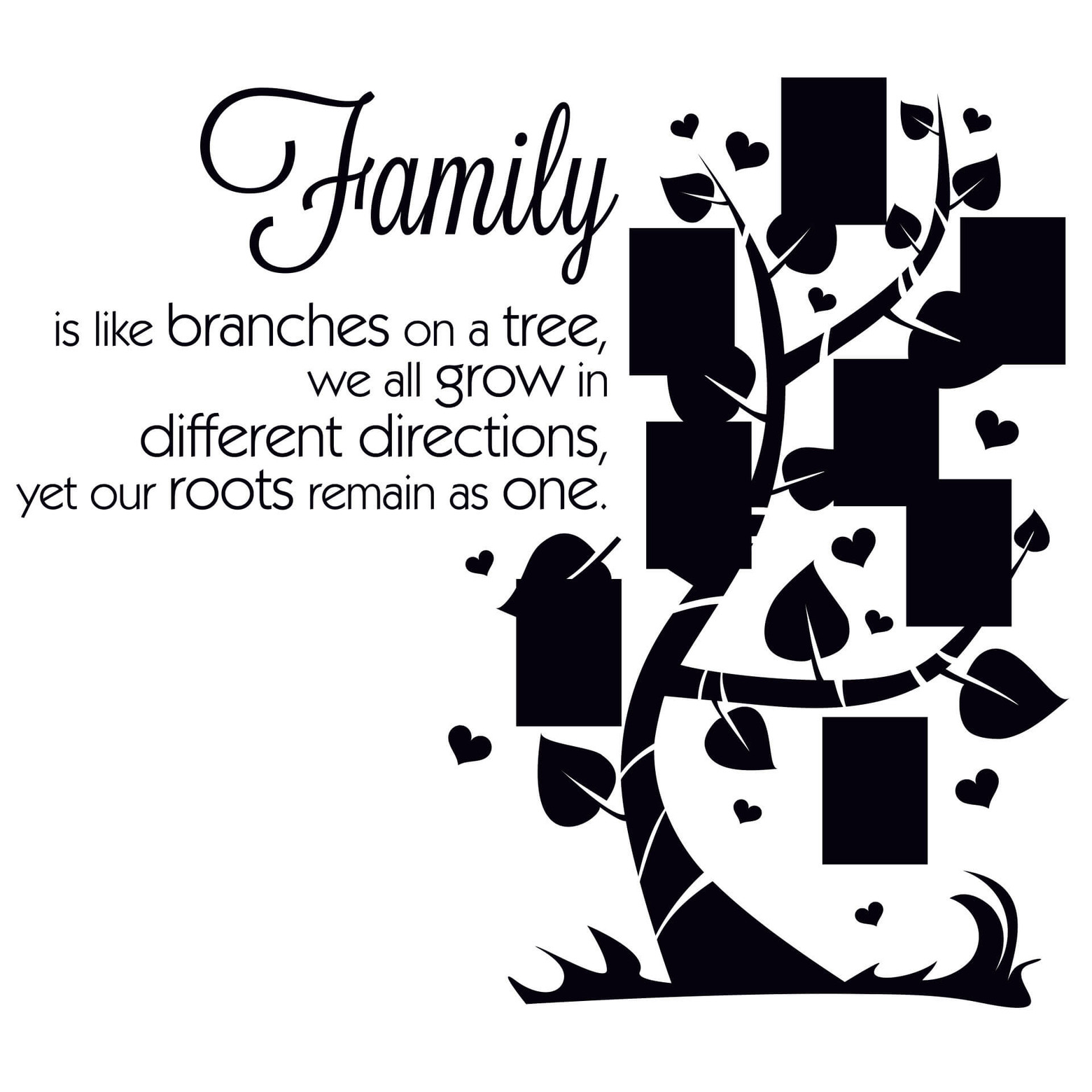 Family is like branches... Wall sticker | wall-art.com