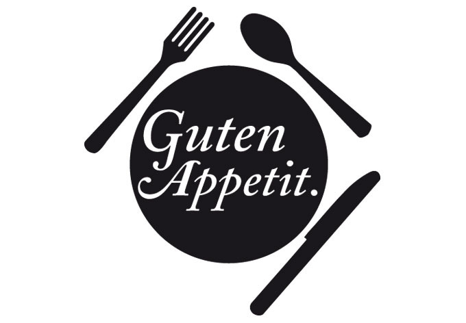 Wandtattoo Guten Appetit -Wandaufkleber für die Küche mit Appetitwunsch ...