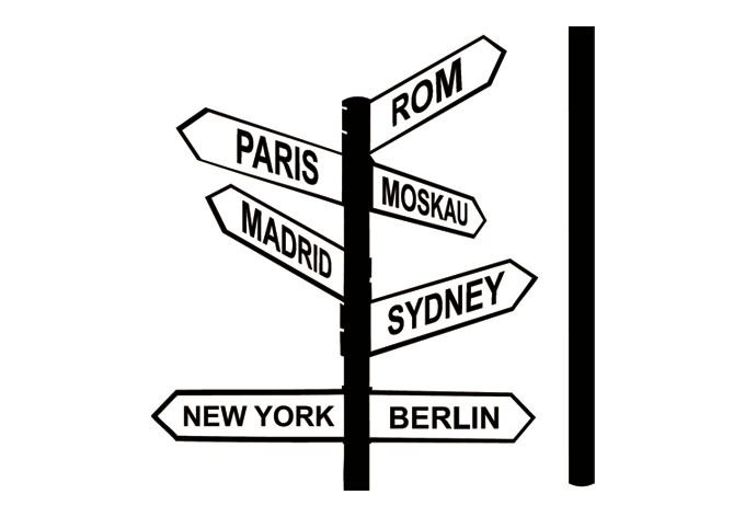 Wandtattoo Weltschild - das Weltschild als Wandtattoo ist ein toller ...
