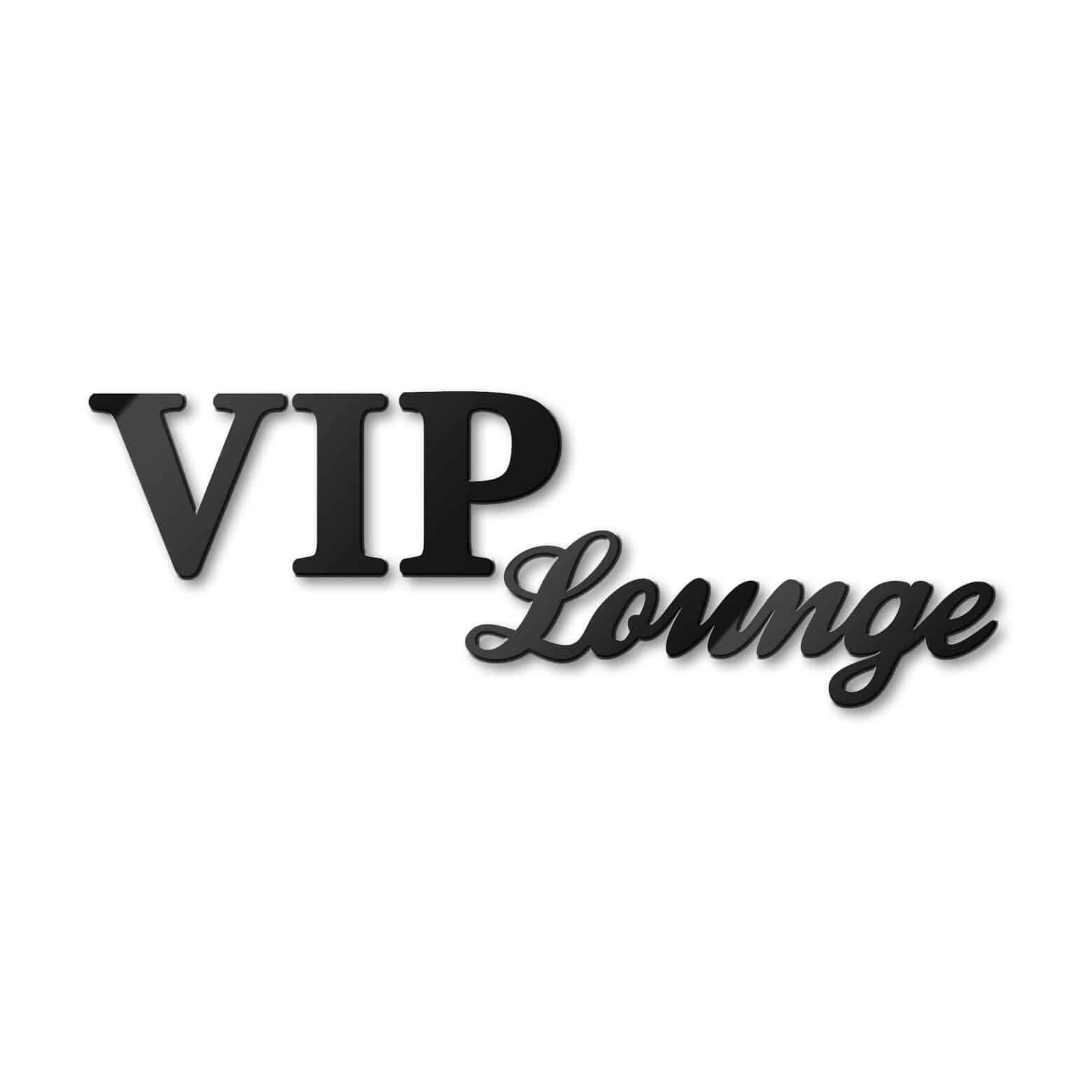 Scritta in acrilico - VIP-Lounge | wall-art.it