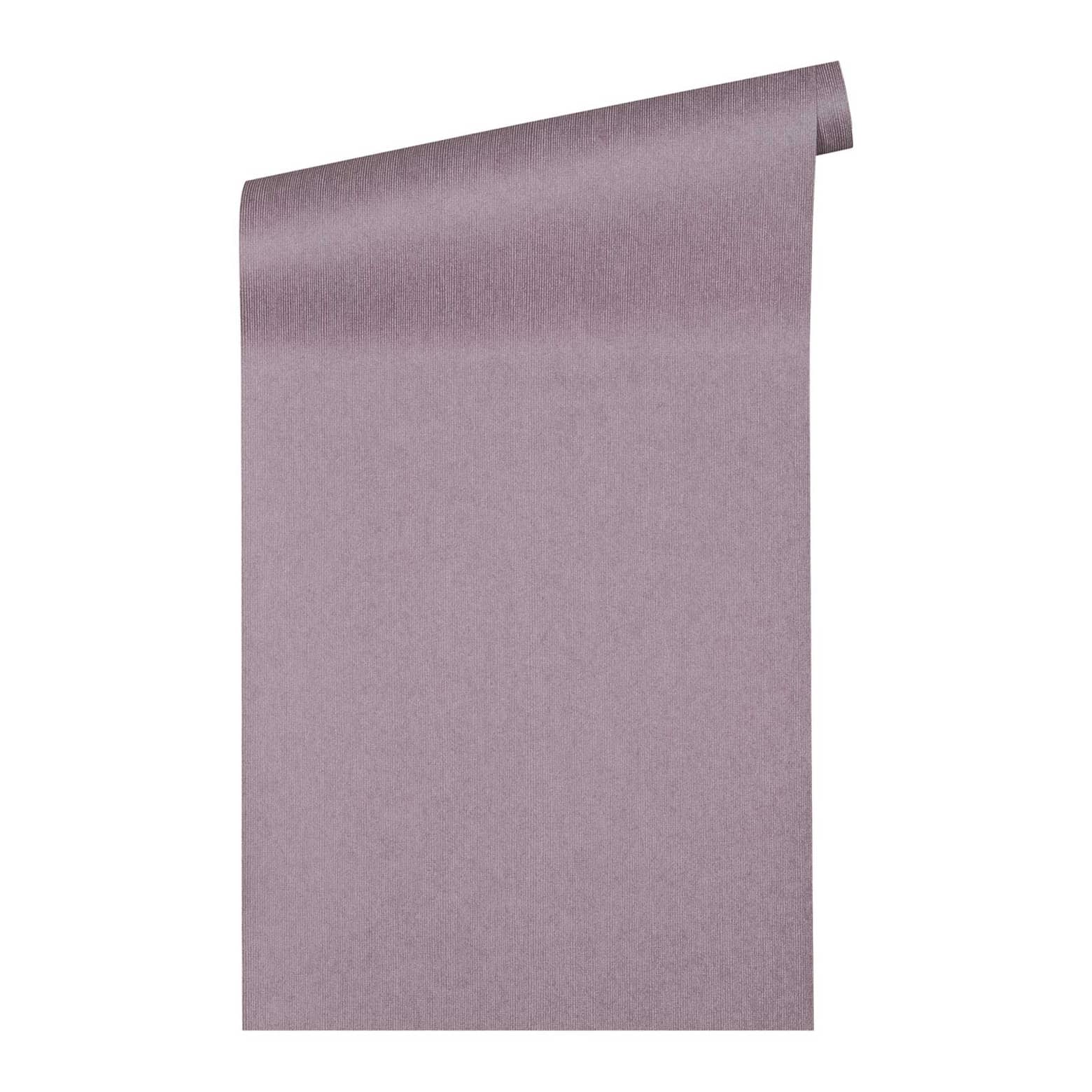 Effen behangpapier in textiellook paars - behangpapier met modern ...