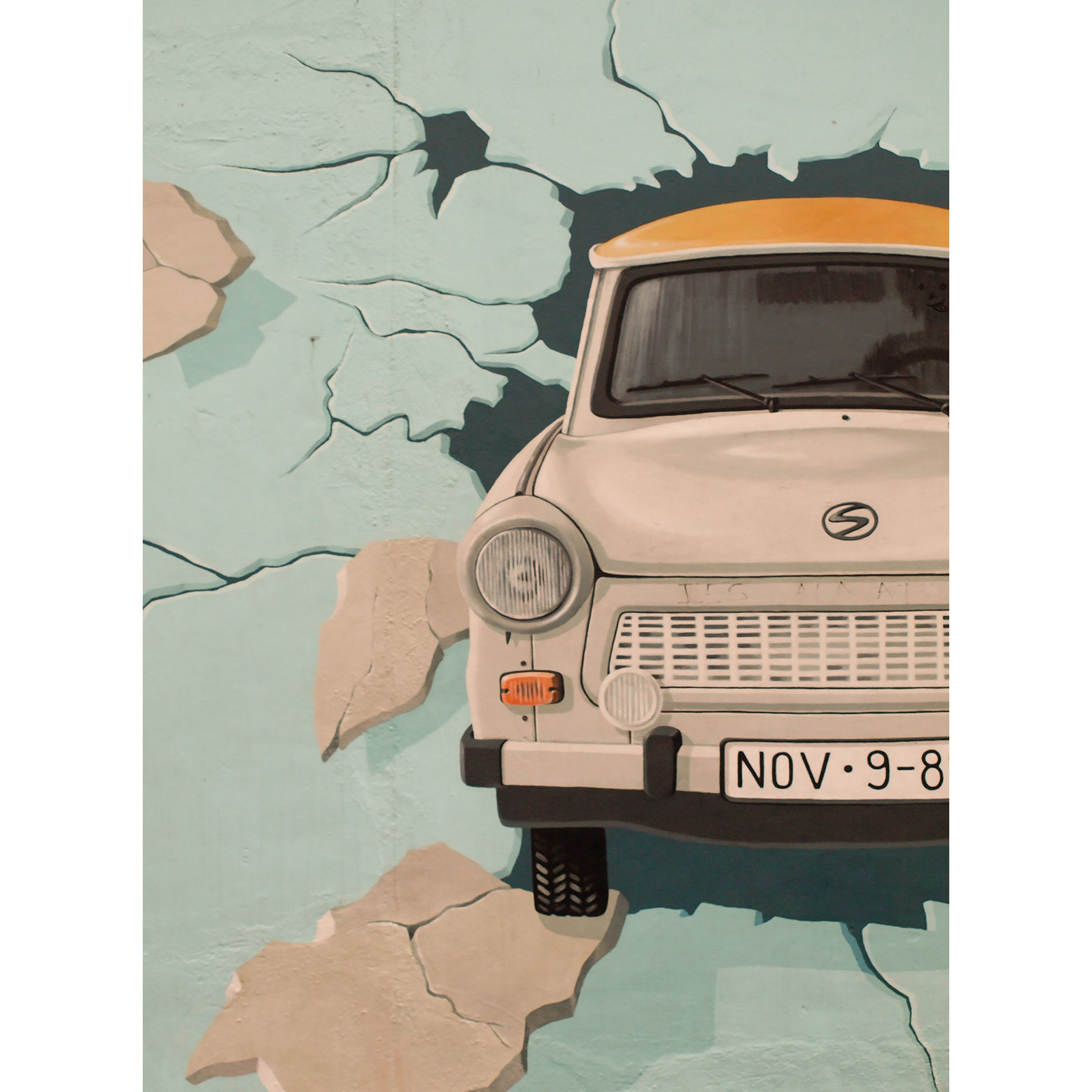 Fotobehang Door de Muur | wall-art.nl