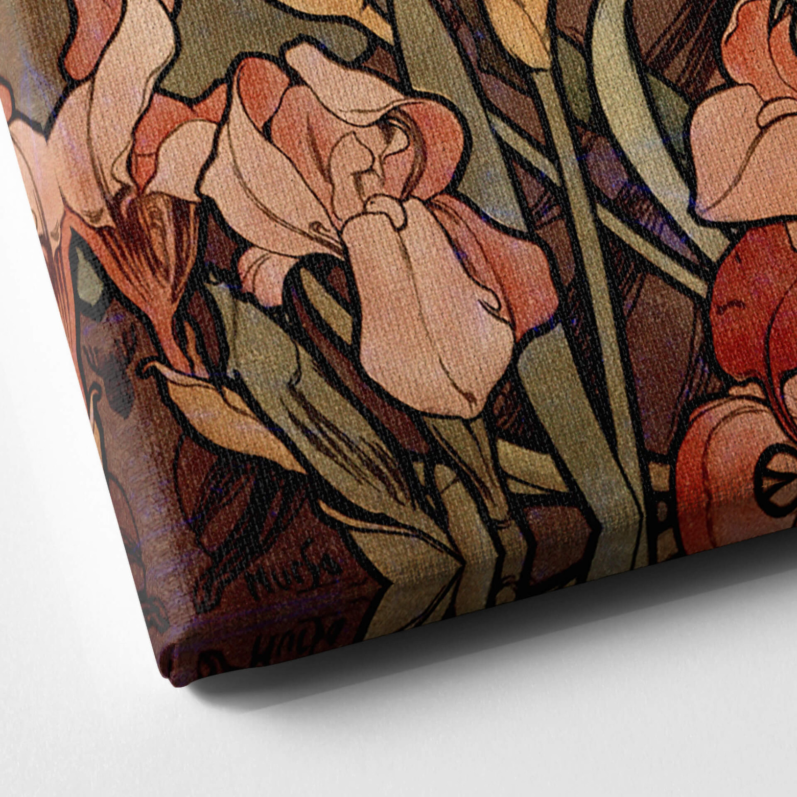 Alfons Mucha Precious Stones: Amethyst Canvas print | wall-art.com