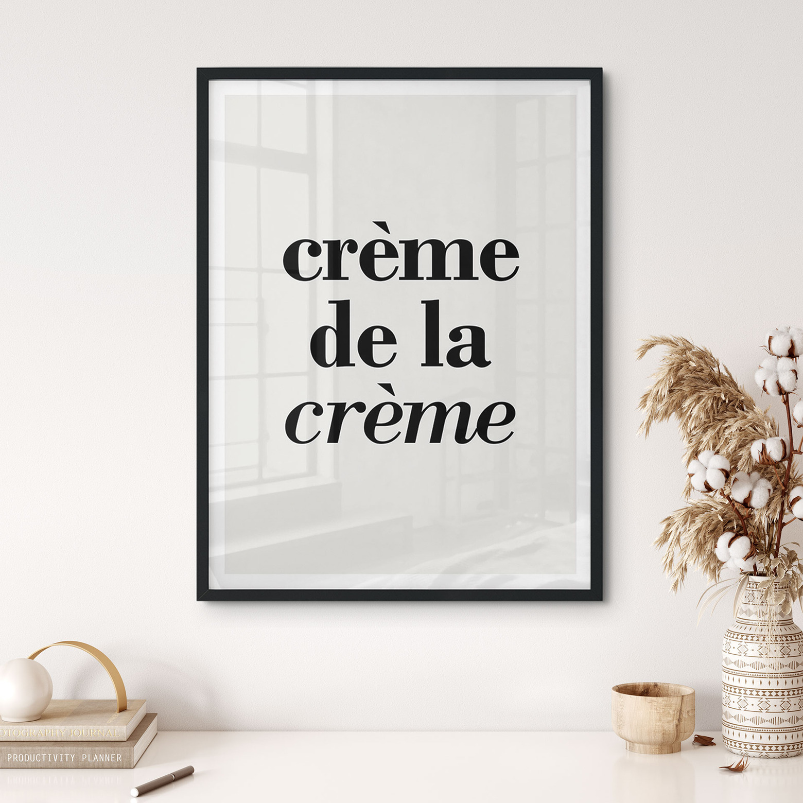 Poster Crème de la crème | wall-art.fr