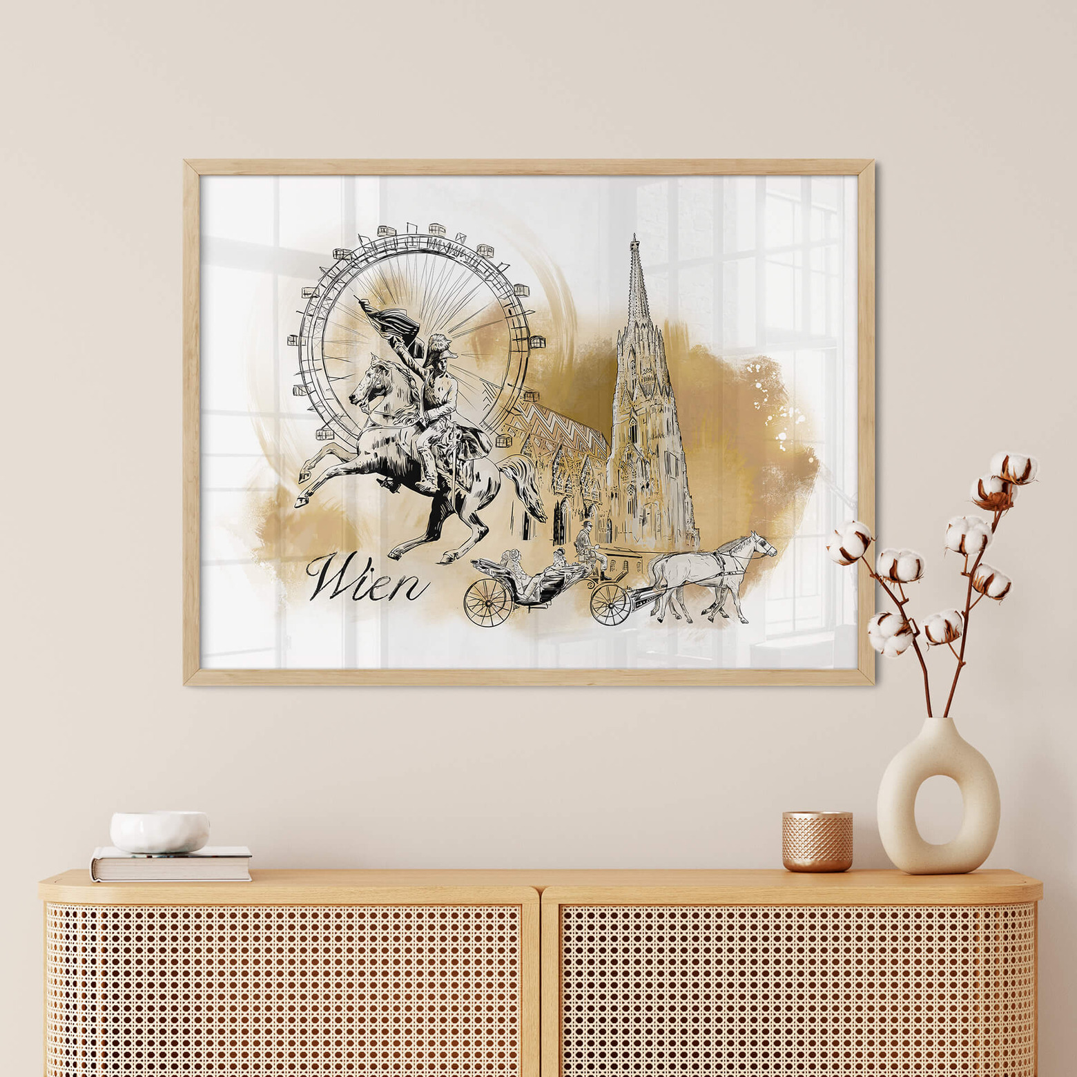 Poster Love your City - Wien | wall-art.de