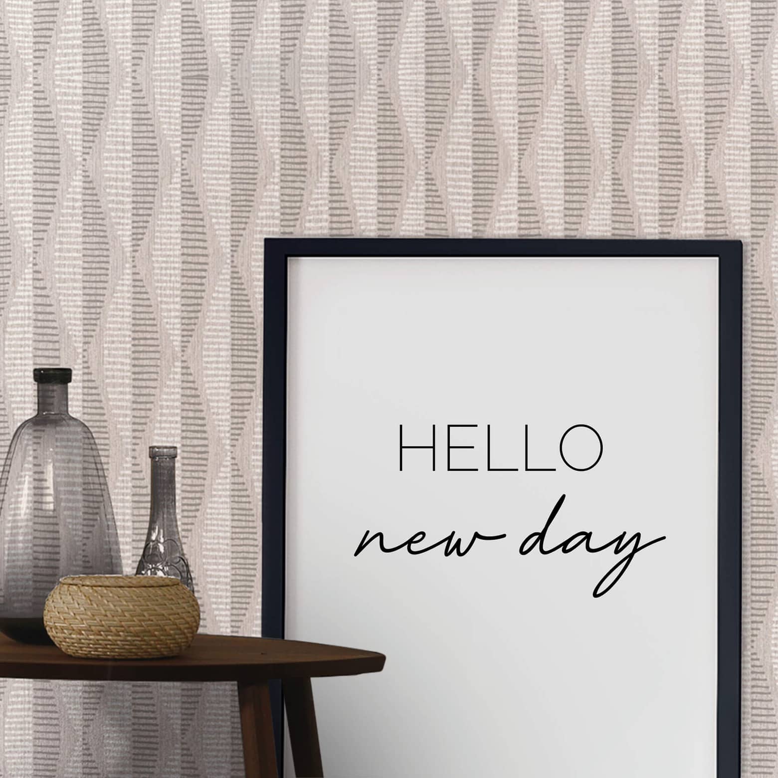 Plakat - Hello new day | wall-art.dk