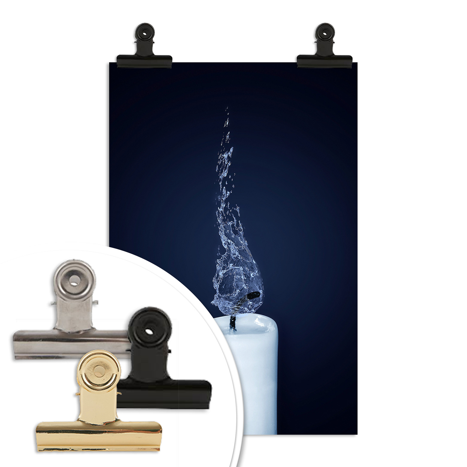 Poster Erloschen | wall-art.de