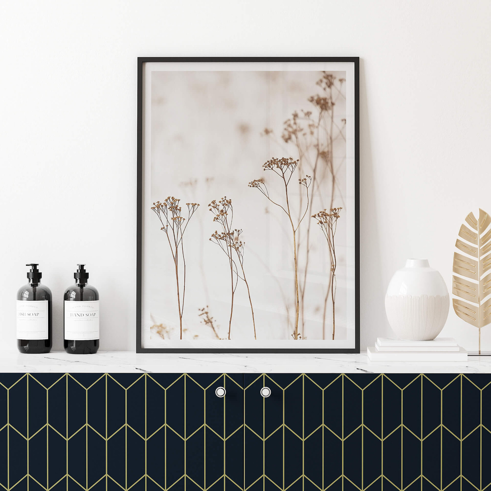 Poster Hohe Gräser - Hochformat | wall-art.de