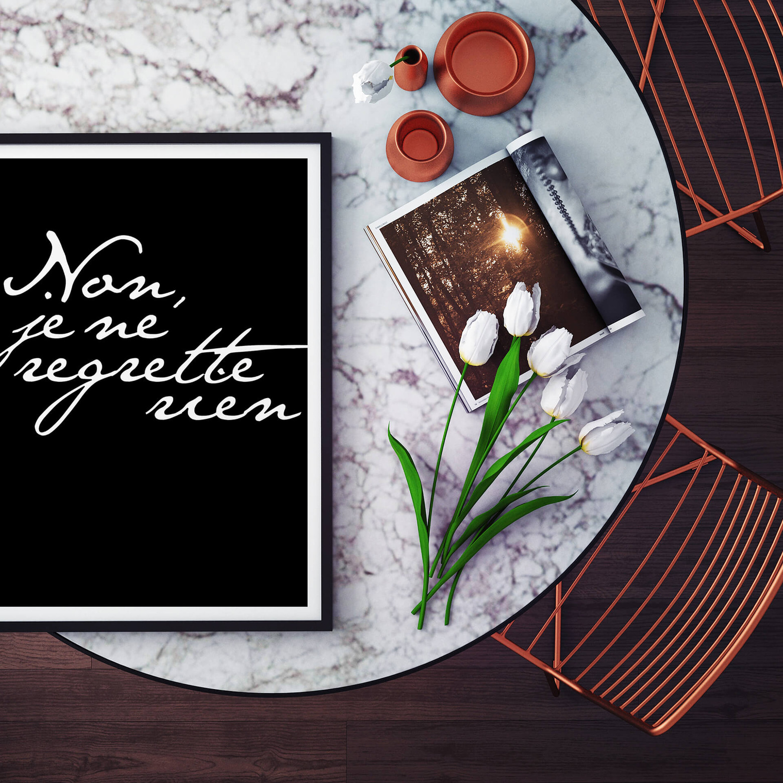 Poster Non je ne regrette rien | wall-art.de