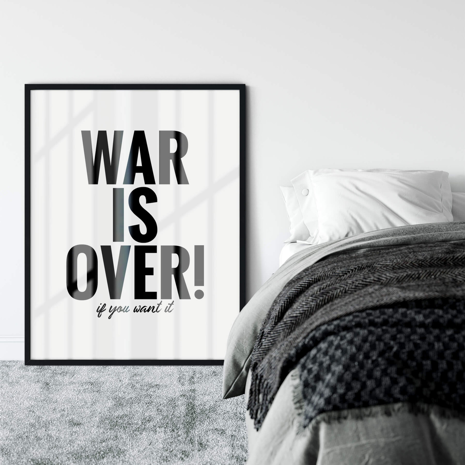 Poster - War is over | wall-art.de