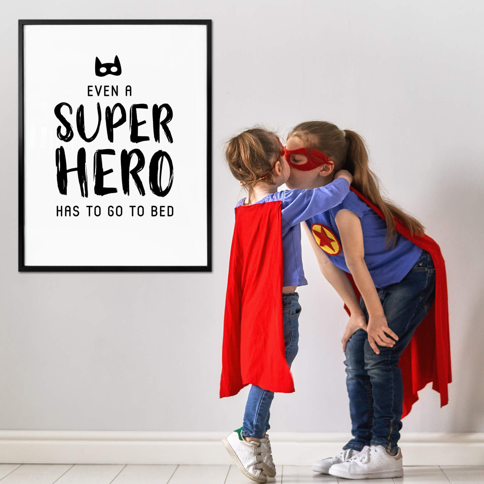 Poster Even a super hero | wall-art.de