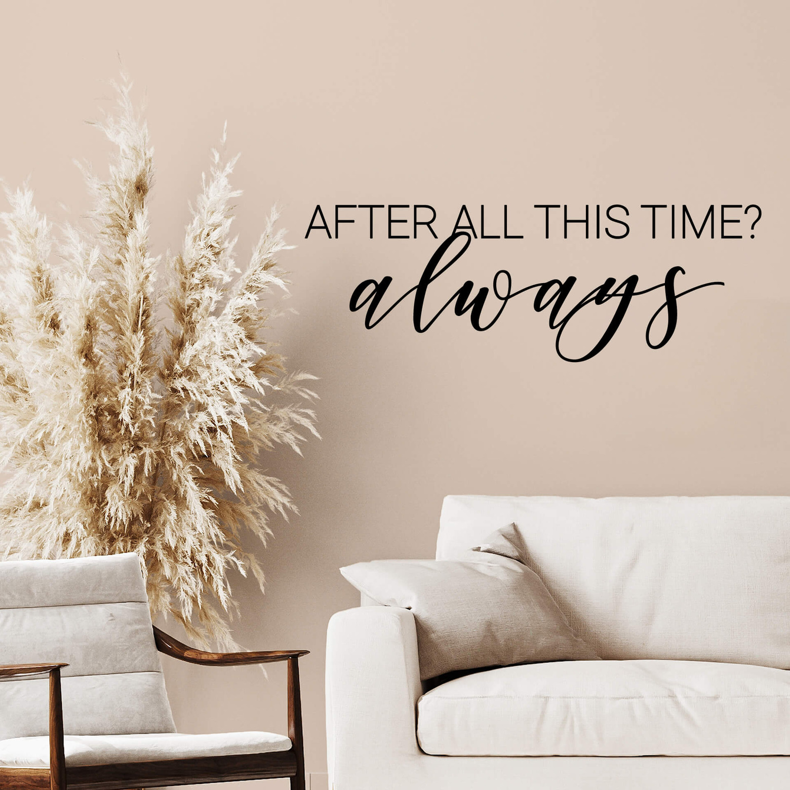 Muursticker After all this time | wall-art.nl