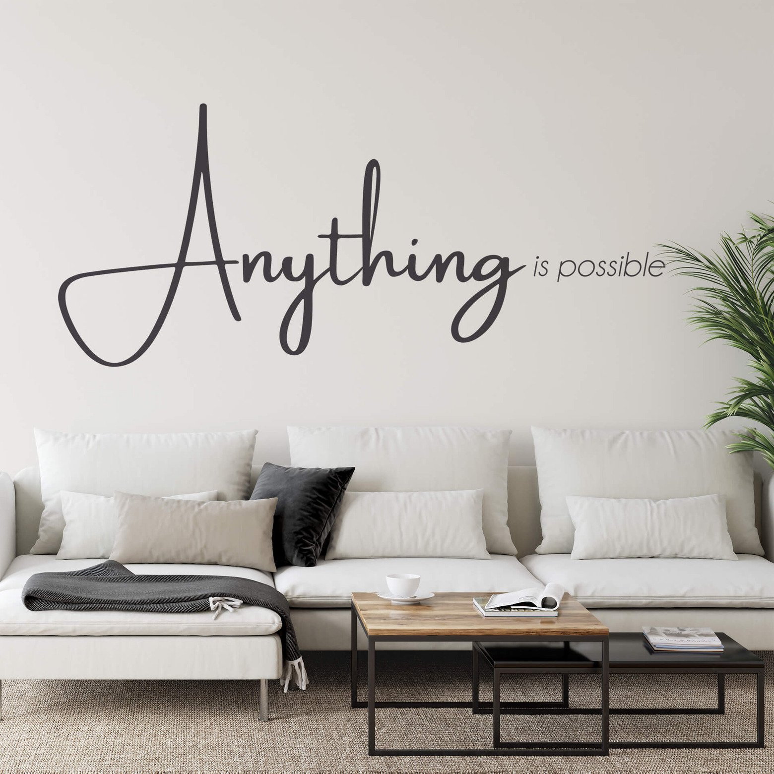 Wandtattoo Anything is possible | wall-art.de