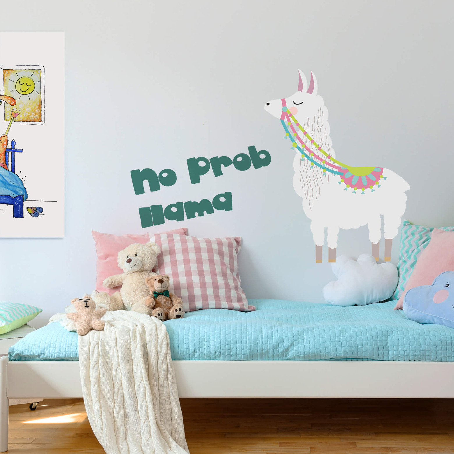 Sticker mural – No Prob Llama | wall-art.fr