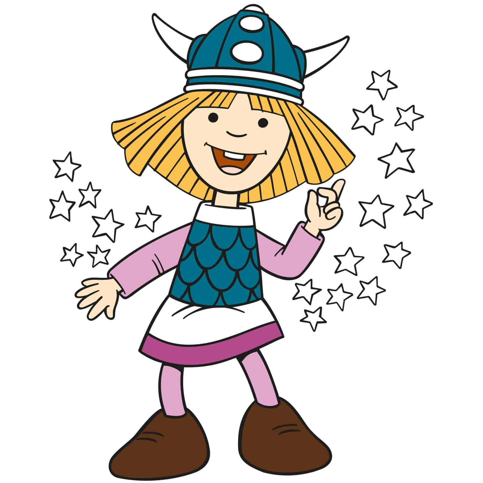 Wandtattoo Wickie 7 | wall-art.de