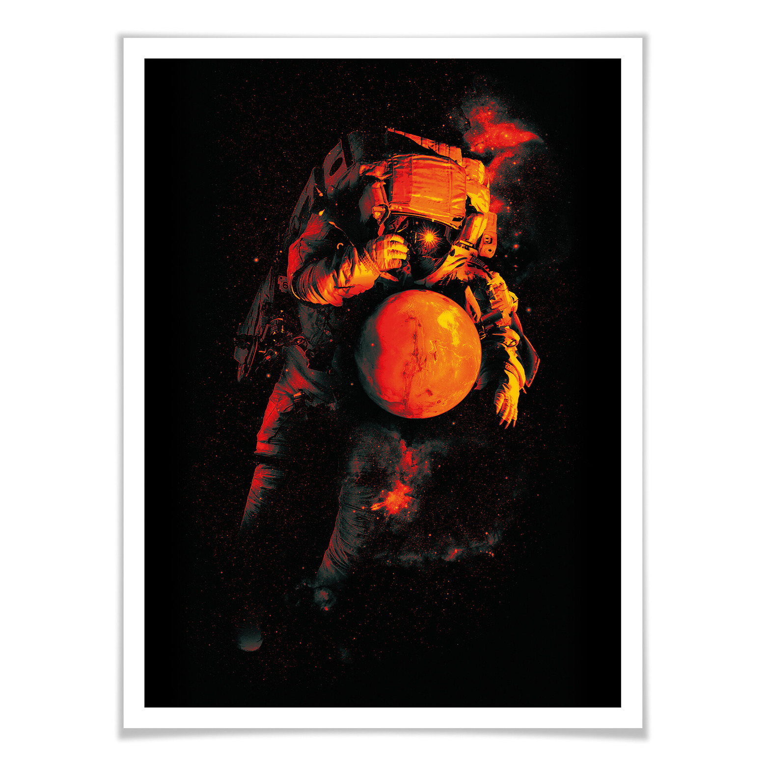 Poster Nicebleed - It's a small world after all Ma | wall-art.de