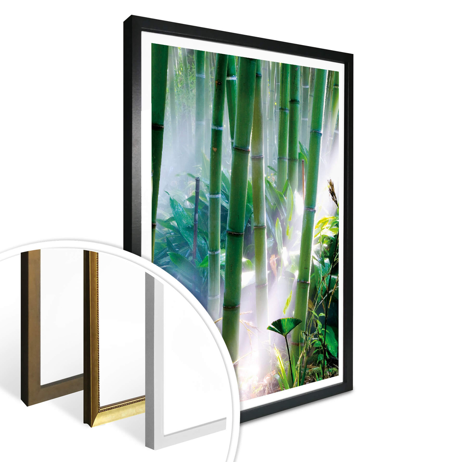 Poster Bamboo Forest - Detail | wall-art.de