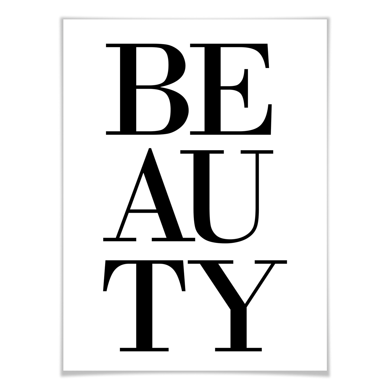 Poster Beauty 01 | wall-art.de