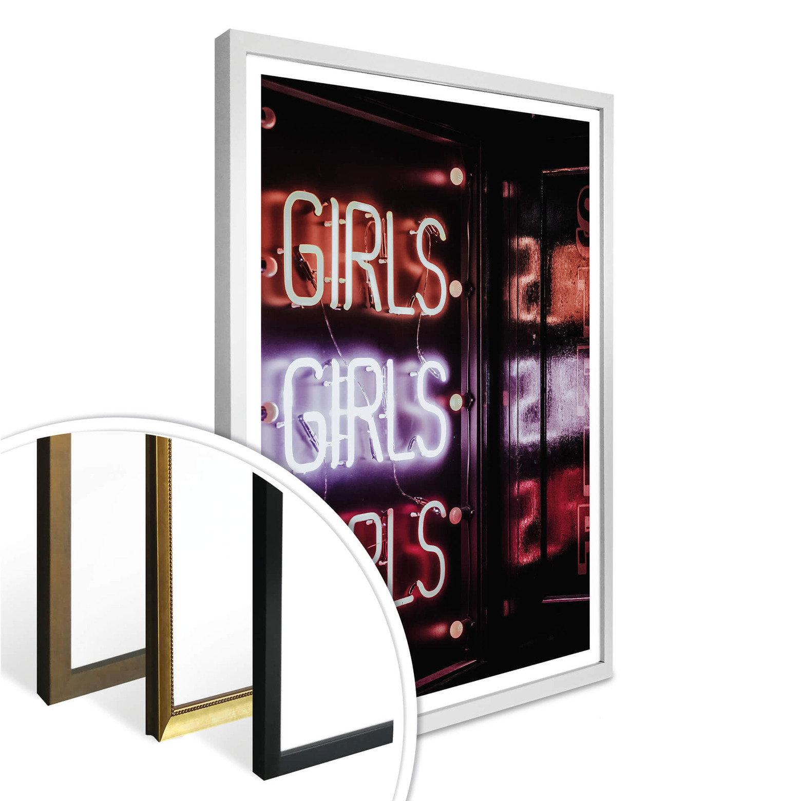 Poster - Girls Girls Girls | wall-art.com