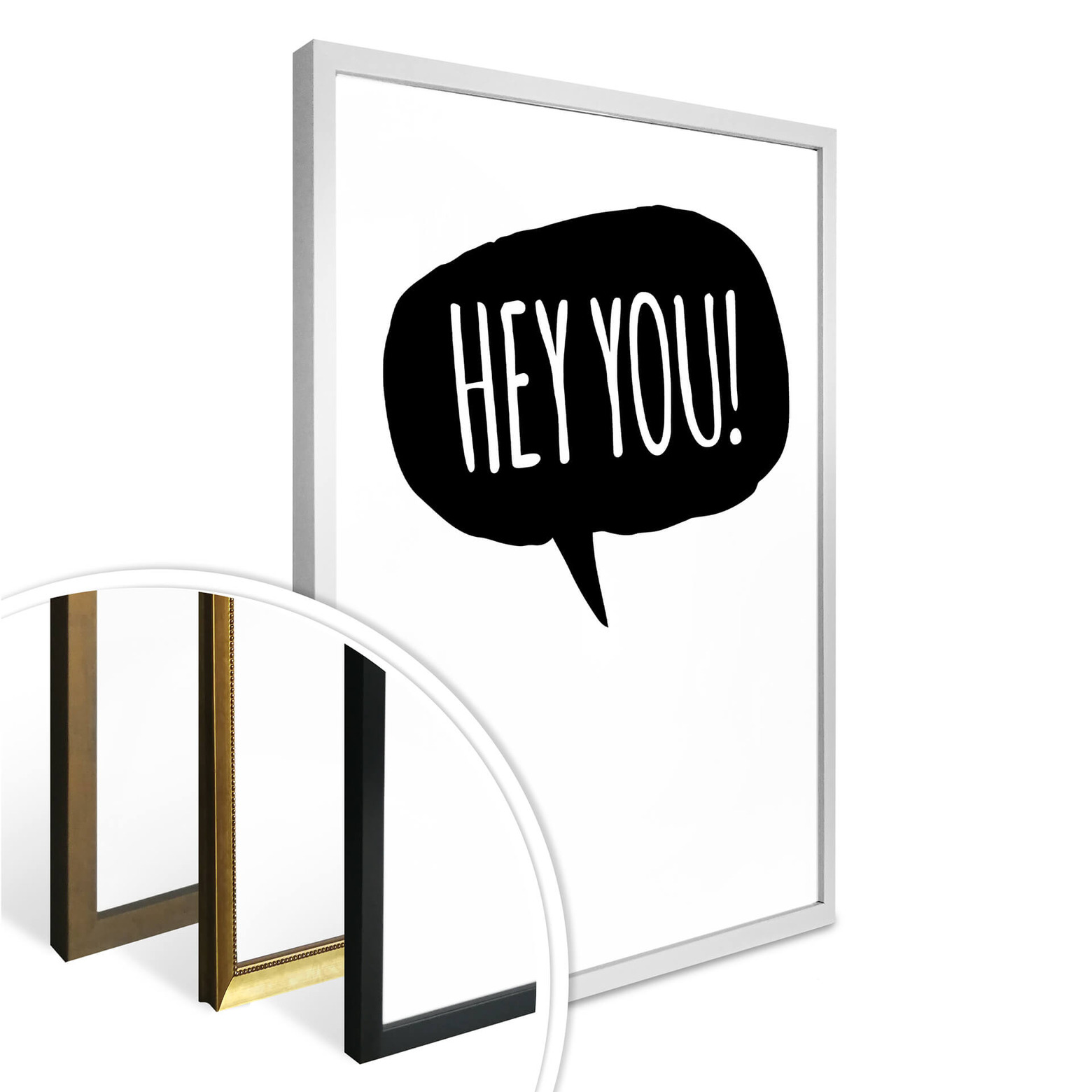 Poster Hey you! | wall-art.de