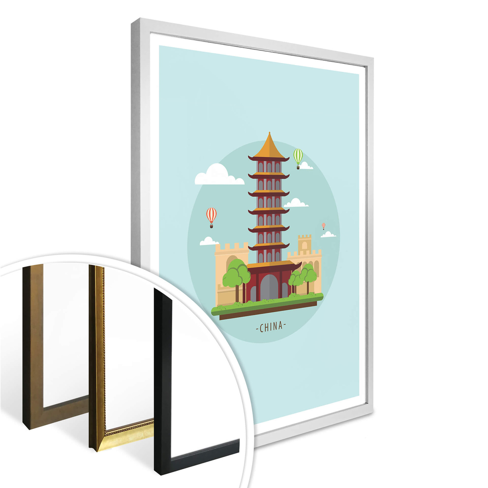 Poster - Visit China | wall-art.de