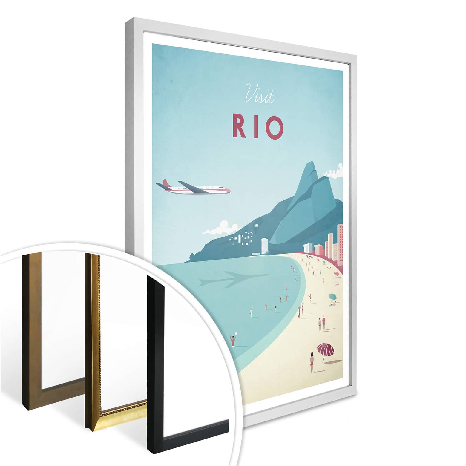 Poster Rivers - Rio de Janeiro | wall-art.nl