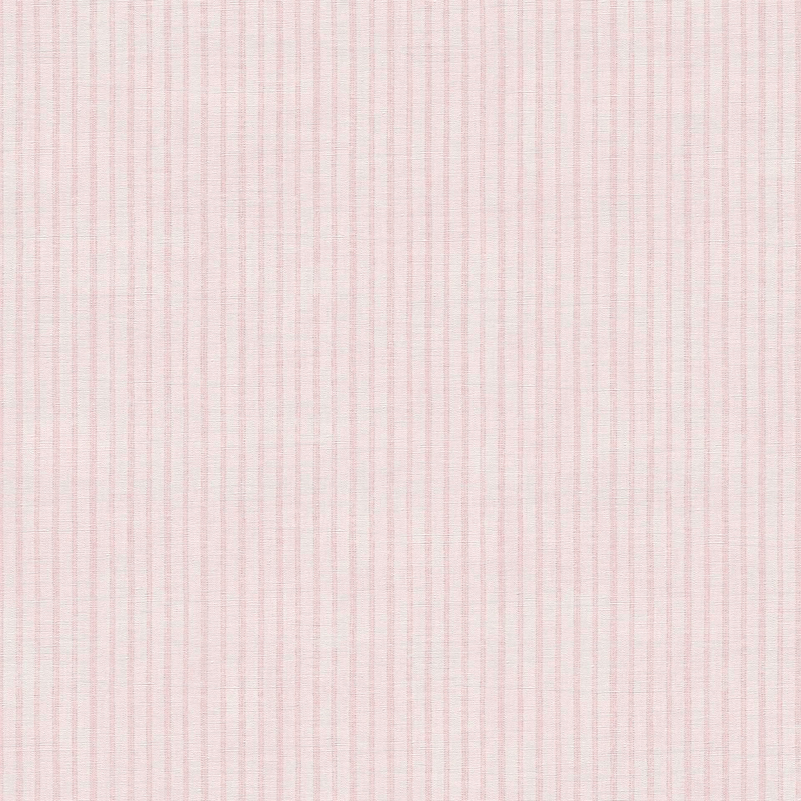 Carta da parati a righe rosa crema - Carta da parati in tessuto non ...