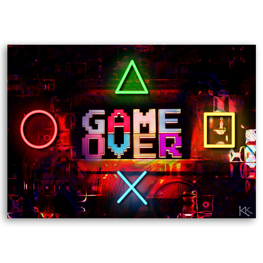 Canvasbillede, Spil om gamer | wall-art.dk